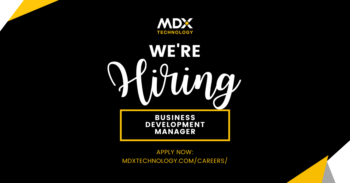 Business Development Manager - MDX Technology
